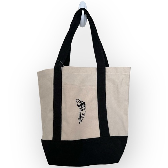 Daiso | Bags | Nwt Daiso Mini Tote Bag Canvas Cowboy Western | Poshmark